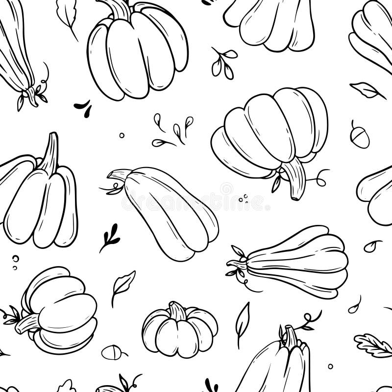 Contour Pumpkins Stock Illustrations – 1,144 Contour Pumpkins Stock ...