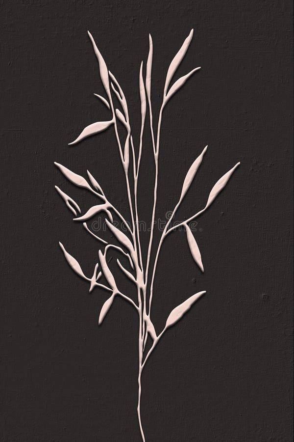 3D Botanical Illustration. Pattern for the Cover, for Printing ...