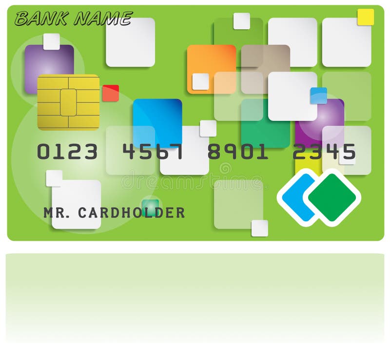 Pattern of credit card stock vector. Illustration of symbol - 36389237