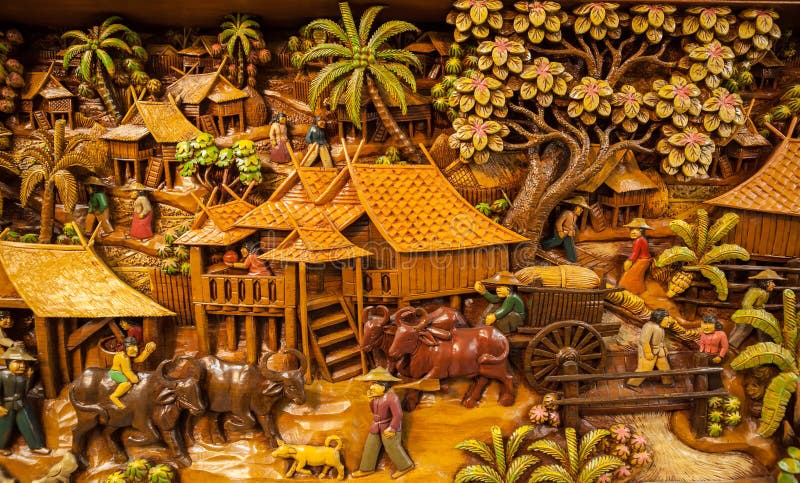 Pattern of culture carved stock image. Image of retro - 58226463