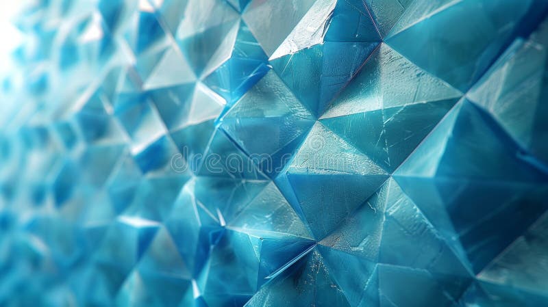 A Pattern of 3D Triangles . Abstract Mosaic of Black Triangles Stock ...