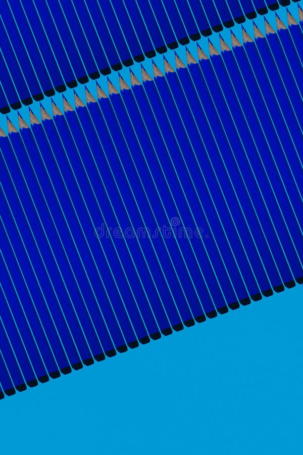 Pattern of Dark Blue Pencils. Stock Image - Image of stripes, pattern ...