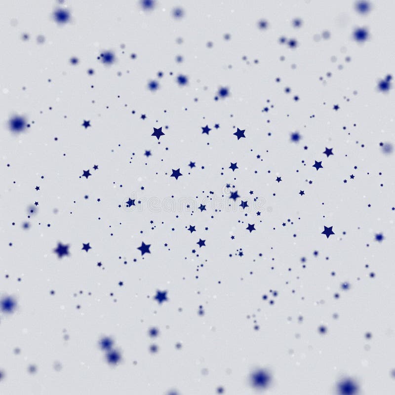 A Pattern of Dark Blue Stars Scattered Across a Light Grey Background ...