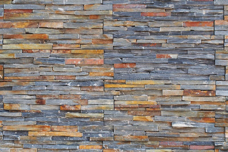Pattern of Decorative Modern Stone Wall Background Stock Image - Image ...