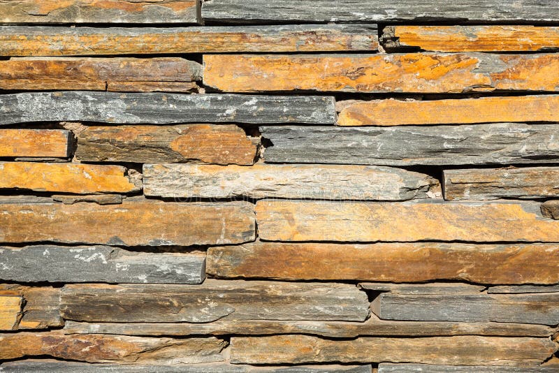 Pattern of Decorative Slate Stone Wall Surface Stock Photo - Image of ...
