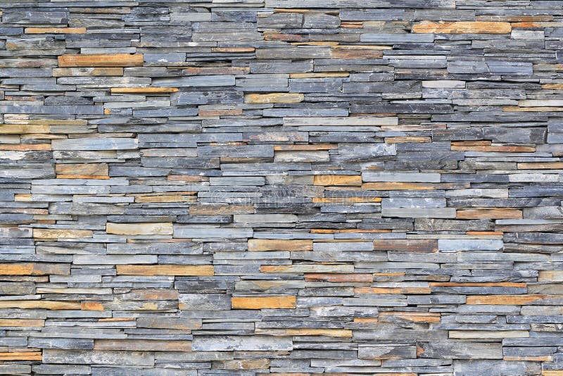 Pattern of Decorative Slate Stone Wall Surface Stock Photo - Image of ...