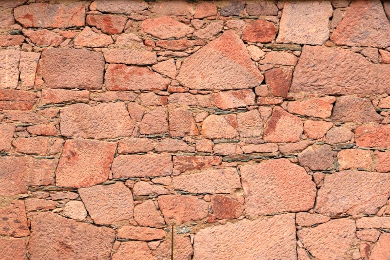 Pattern of Decorative Stone Wall Random Size Texture Background Stock ...