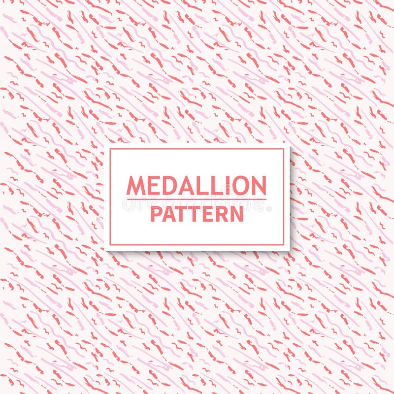 Medallion Pattern Design Work for Printing Stock Illustration ...