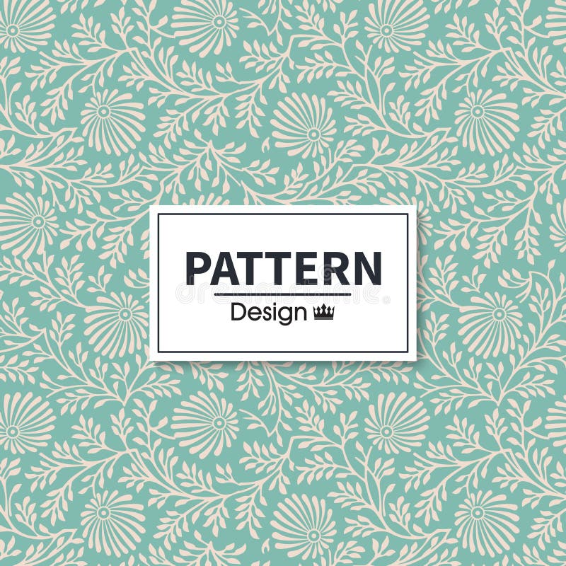 Pattern Design Template for Textile and Media Printing Stock ...