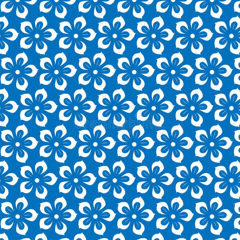 Pattern Design on Blue Background Stock Vector - Illustration of ...