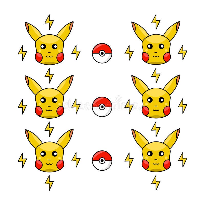 Pattern Design Character Pokemon Go Editorial Photo - Illustration of ...