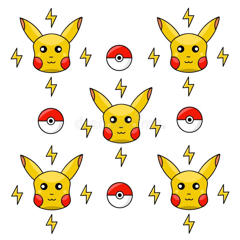 Pattern Design Character Pokemon Go Editorial Stock Photo ...