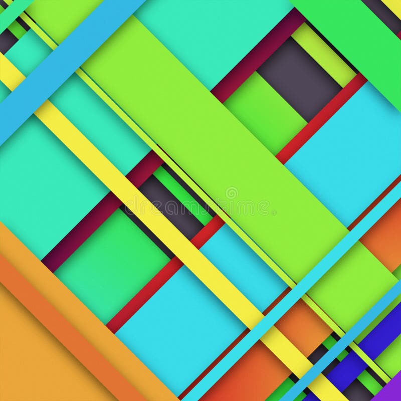 Pattern Design with Colored Paper Stock Image - Image of colour, colors ...