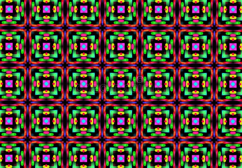 Pattern Design (colourful). Stock Illustration - Illustration of text ...