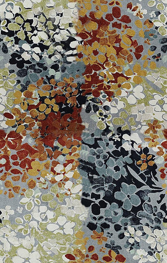 Pattern Design of Digital Print Garment Stock Photo - Image of bunch ...