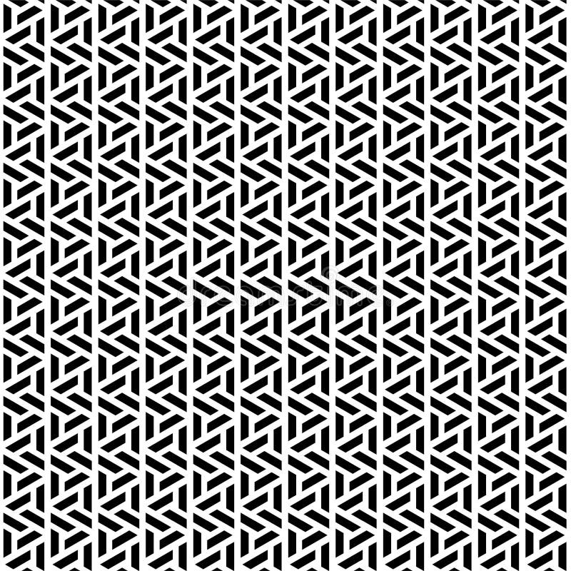 Pattern Design Geometric Seamless Cool 90s Background Black and White ...