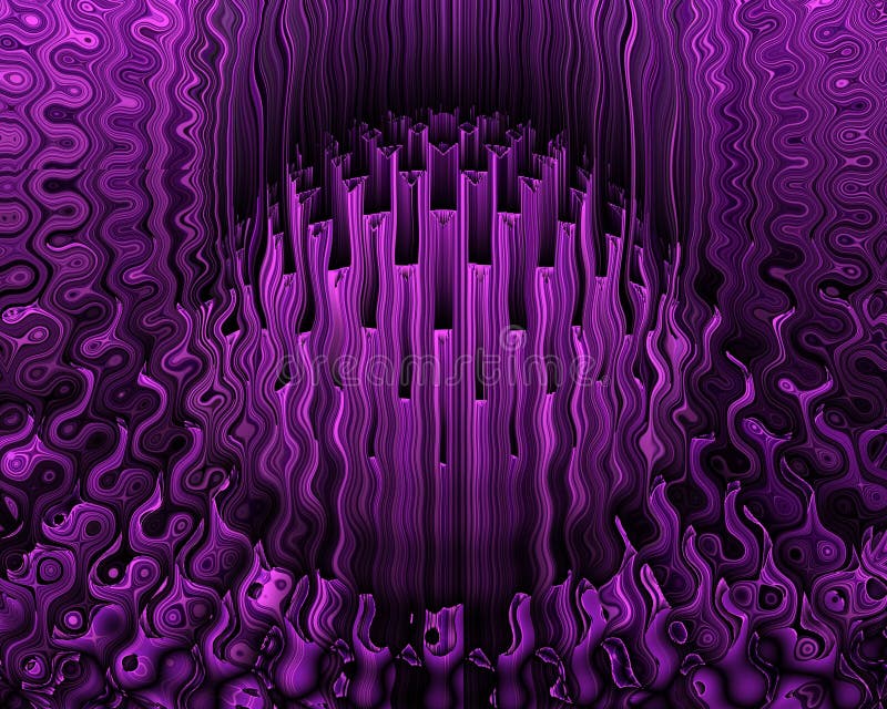 Intense Ripple Effect on the 3D Surface Hexagonal Design in Pink and ...