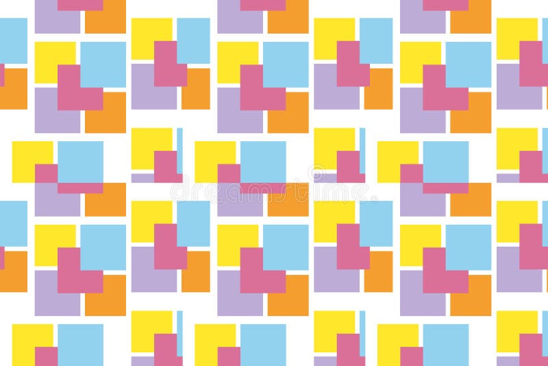 Pattern Design of Repeated Color Square Blocks, Heatmap Stock ...