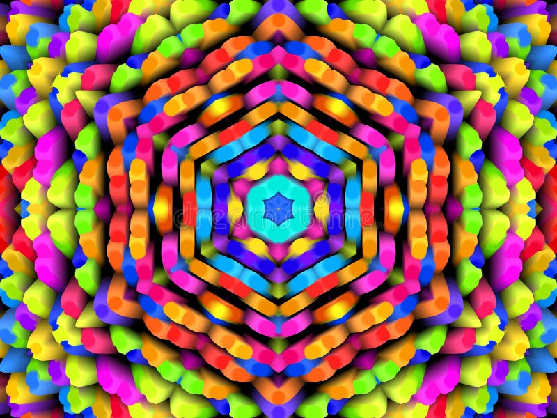 Pattern Design Textured and Colourful Stock Illustration - Illustration ...