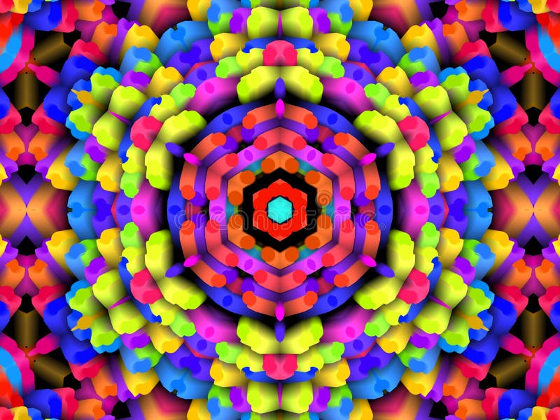 Pattern Design Textured and Colourful Stock Illustration - Illustration ...