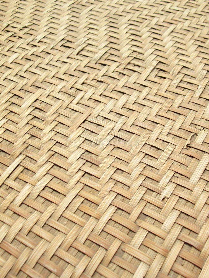 Pattern and Design of Thai Style Bamboo Handcraft Stock Photo - Image ...