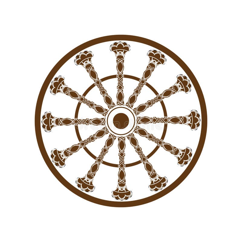 Pattern for Design. Traditional Ornament. Ancient Wheel Symbol Stock ...