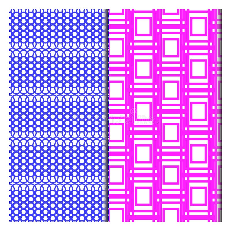 Pattern Design in Uniq Shape in Minimalist Art Stock Vector ...