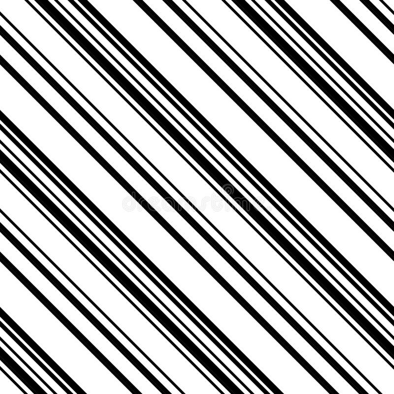 Pattern with Diagonal Black Stripes, Modern Stylish Image. Stock Vector ...