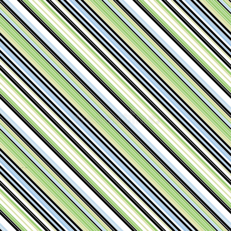 Pattern with Diagonal Color Stripes and Outline, Modern Stylish Image ...