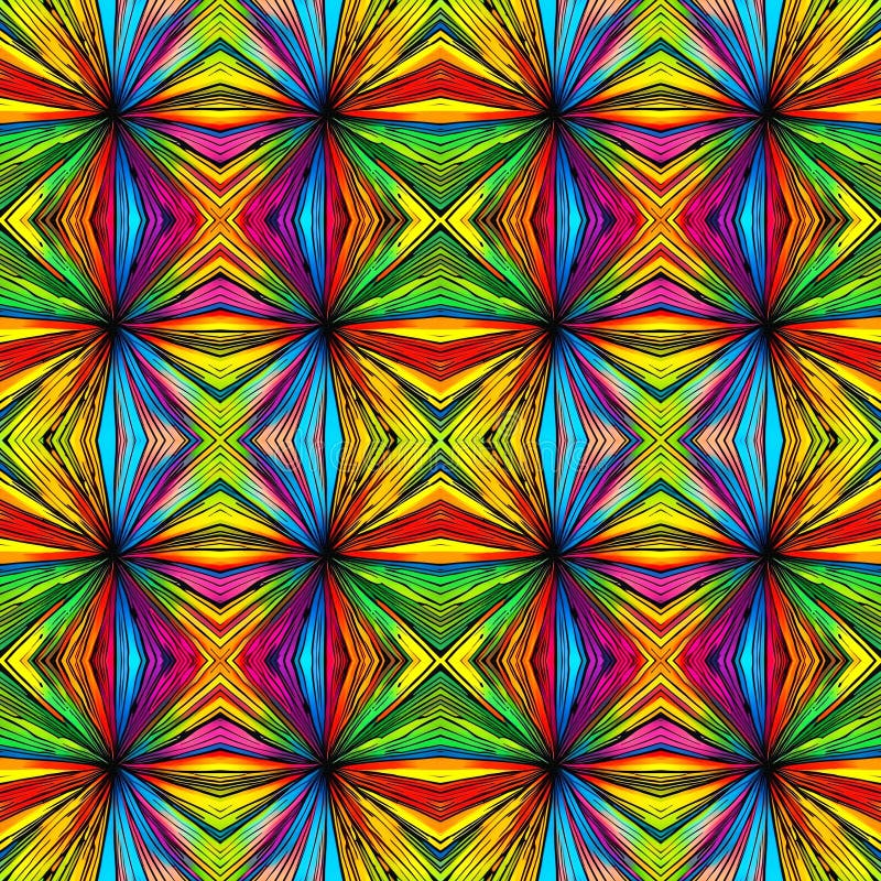 A Pattern of Different Colors of the Rainbows of the Sun Stock Photo ...