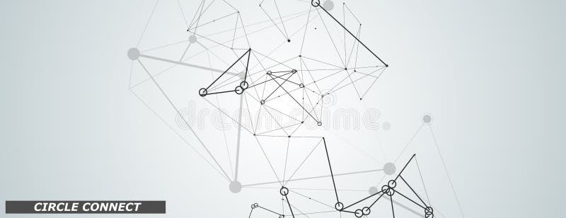Pattern for Digital Wallpaper Design. Light Connection Structure ...