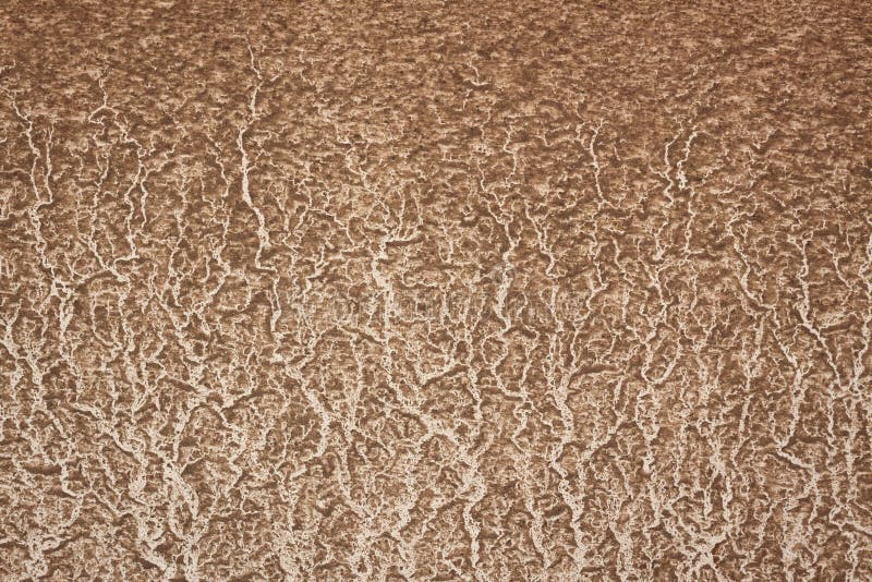 Pattern of the Dried Clay Texture on Wall , Close-up Stock Image ...