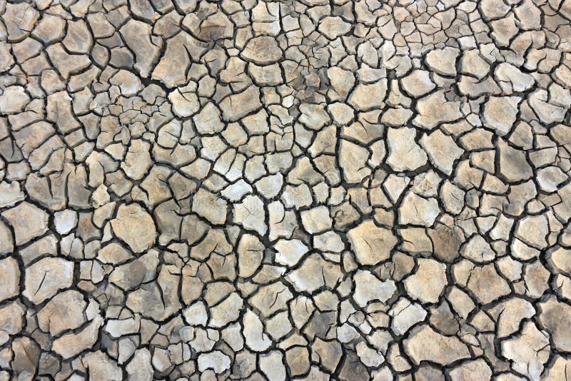 Pattern of Dried an Cracked Ground Stock Image - Image of ground ...