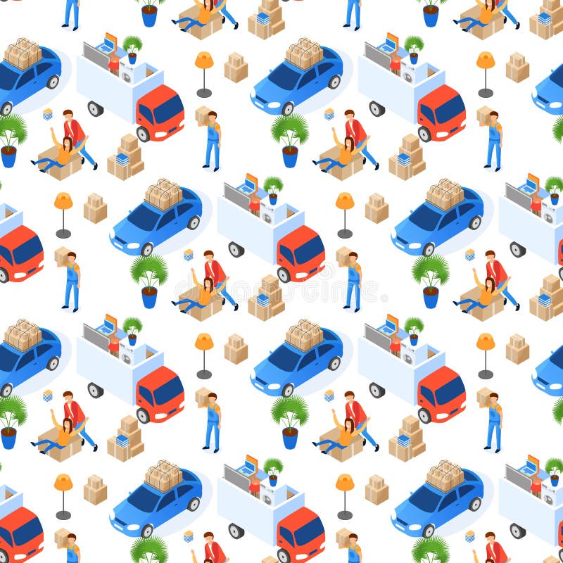 Easy moving stock illustration. Illustration of move, service - 100896