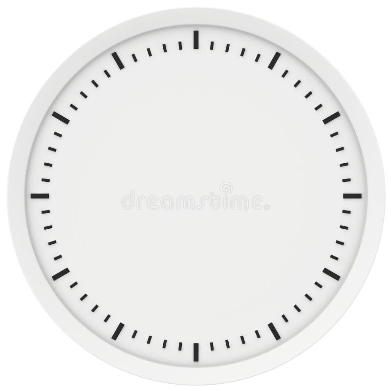 Pattern of Empty Hours without Arrows with the Stock Illustration ...