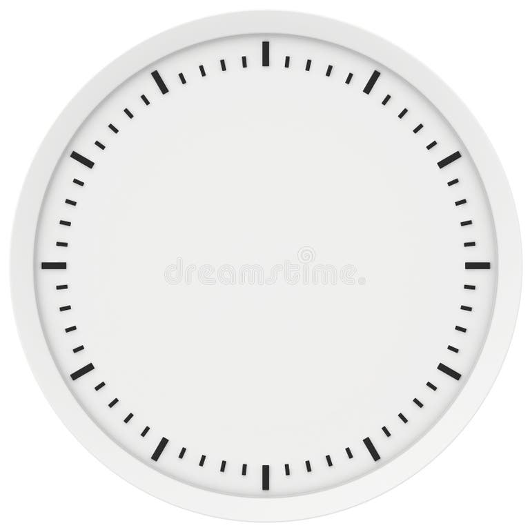 Pattern of Empty Hours without Arrows with the Stock Illustration ...