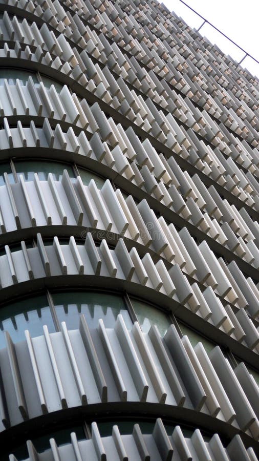 Pattern, facade of metal. stock photo. Image of modern - 53145256