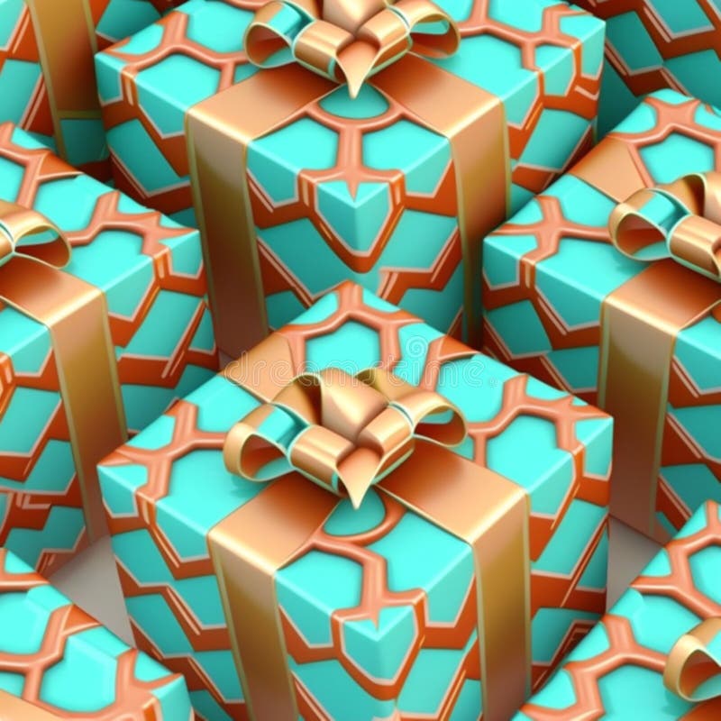 Gift theme pattern stock illustration. Illustration of celebrations ...