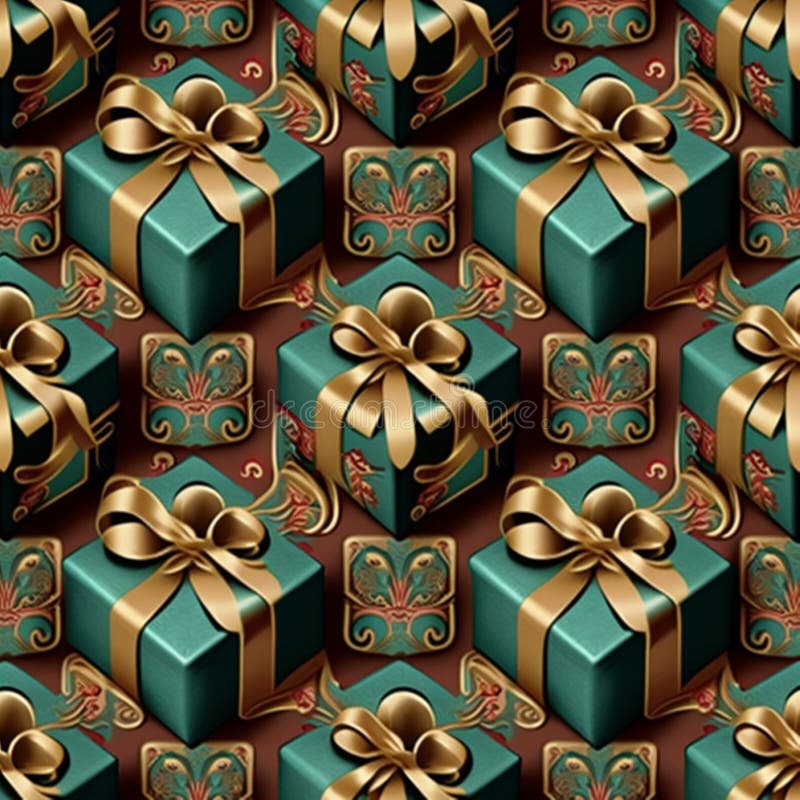 Gift theme pattern stock illustration. Illustration of celebrations ...