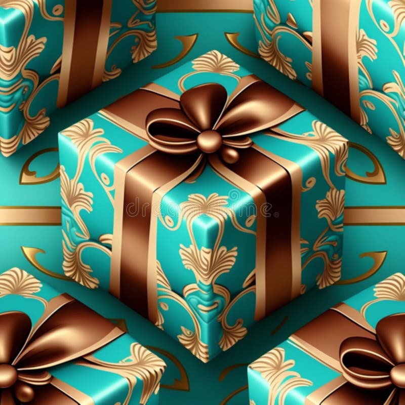 Gift theme pattern stock illustration. Illustration of ribbons - 270007439