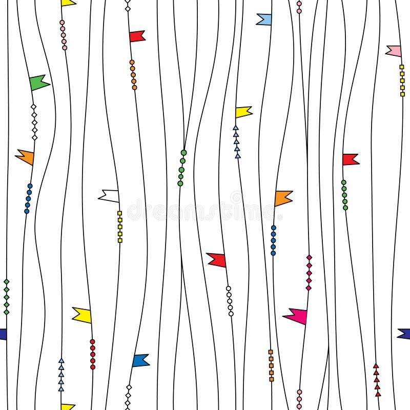 Pattern with flags stock vector. Illustration of flags - 29406529