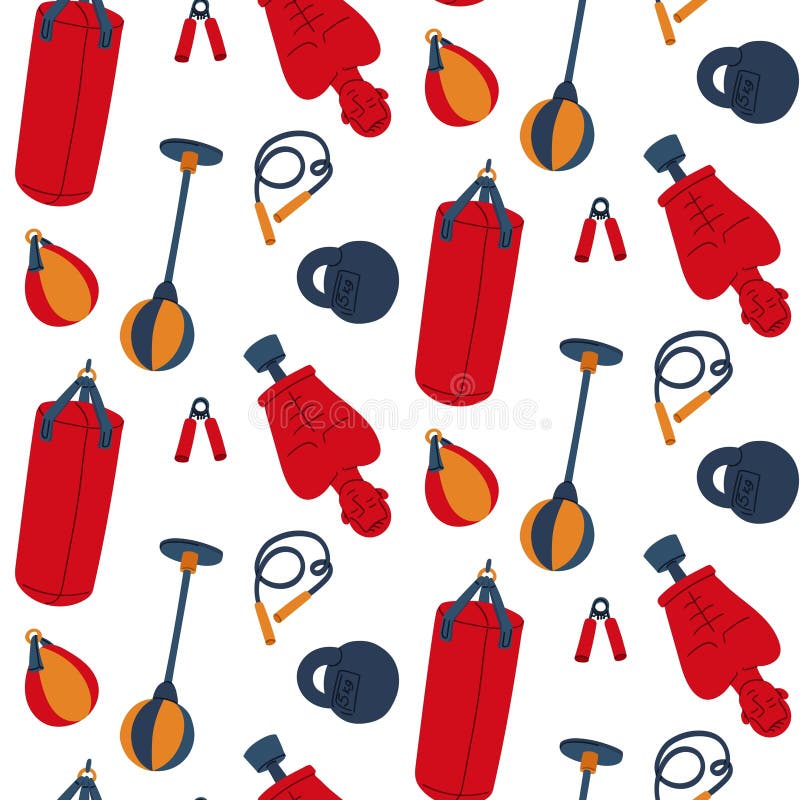 A Pattern of Flat Objects for Training Boxers. Boxing Kettlebell ...