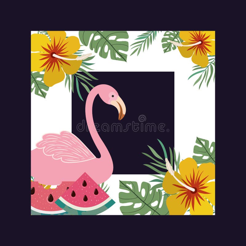 Pattern of Flemish with Summer Flowers Stock Vector - Illustration of ...