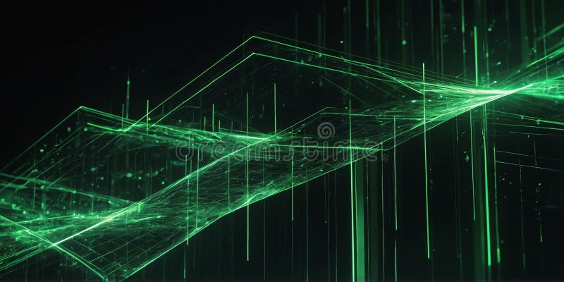 Pattern Flow and Green Ray with Speed of Futuristic Cu Ai Generated ...