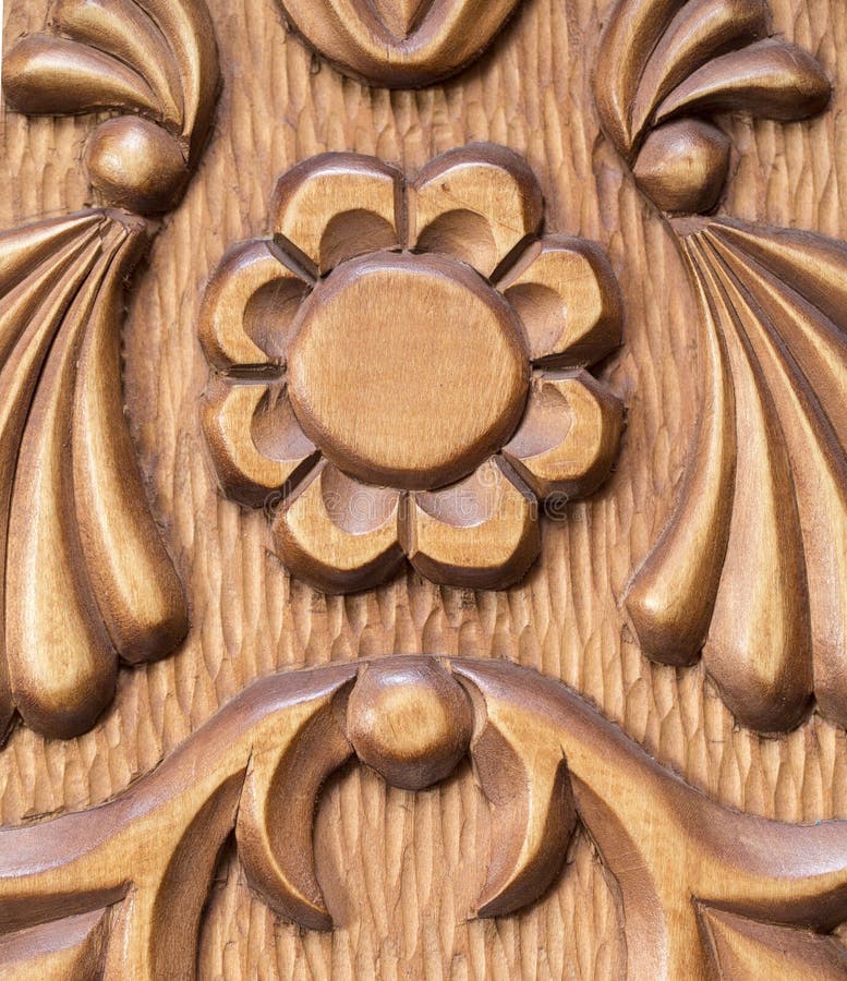 Pattern of flower carved stock photo. Image of celtic - 63685500