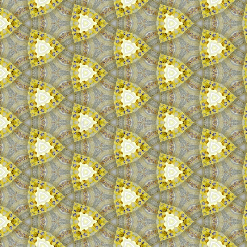Pattern Flower Kaleidoscope Triangle Pattern, Effect 3d Stock ...