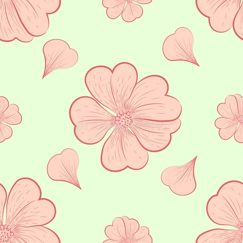 Pattern. Flower motif stock vector. Illustration of pastel - 139479234