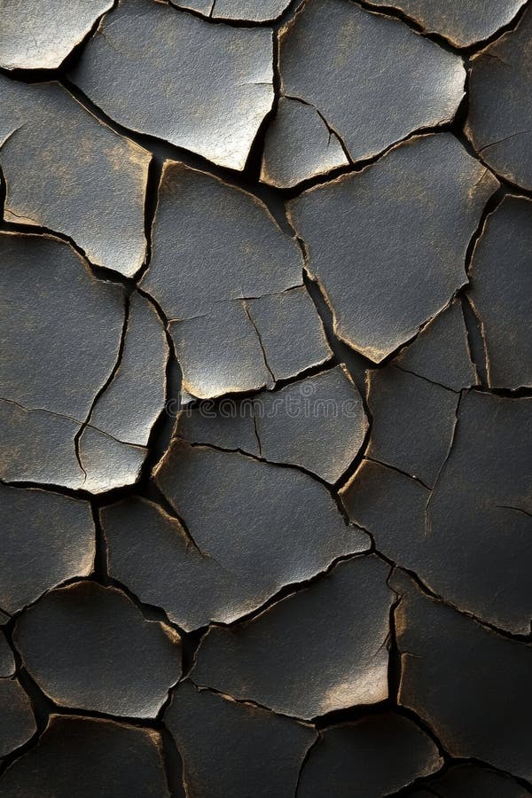 The Pattern of Folded Black Toner Paper Beneath a Cool Poster Overlay ...