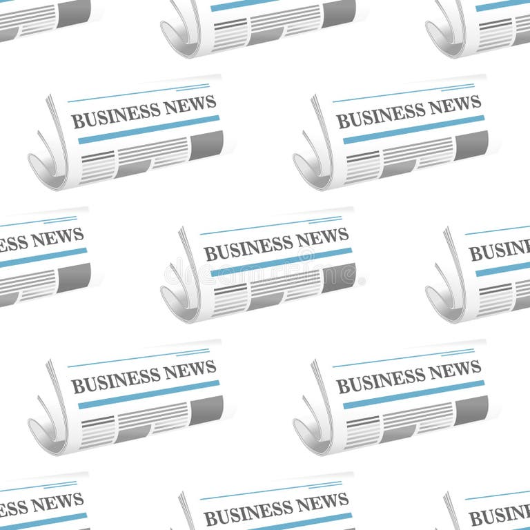 Newspaper Seamless Pattern Icon Stock Illustrations – 429 Newspaper ...