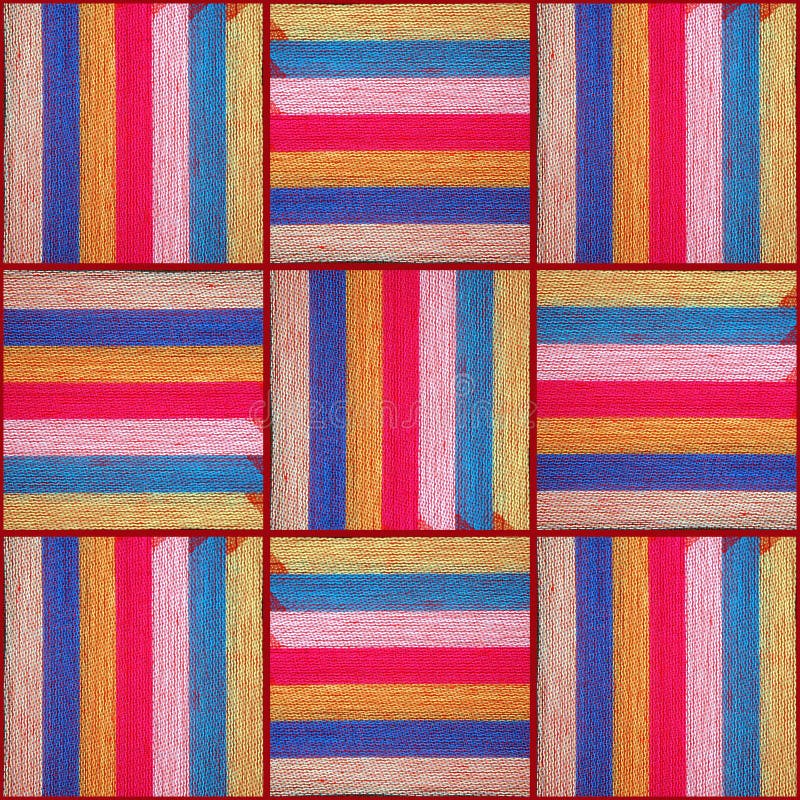 The Pattern of Fragments Striped Fabric Stock Photo - Image of stripes ...